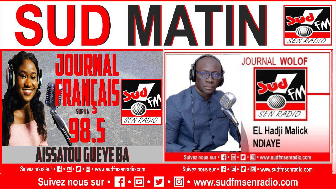 DIRECT SUD FM MATIN DU 29 MAI 2023. – Sudfmsenradio